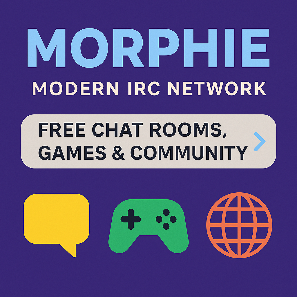 Morphie IRC – Free Chat Rooms & Online Games - Morphie